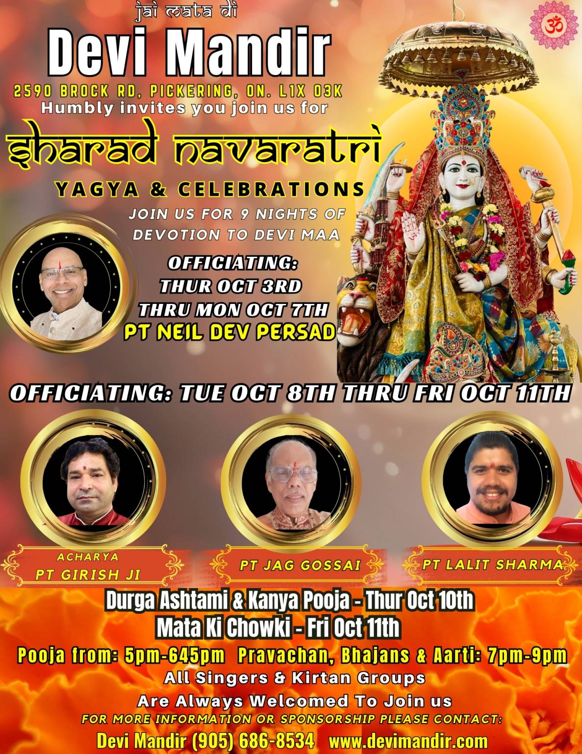 Devi Mandir Canada – Hindu temple in Pickering